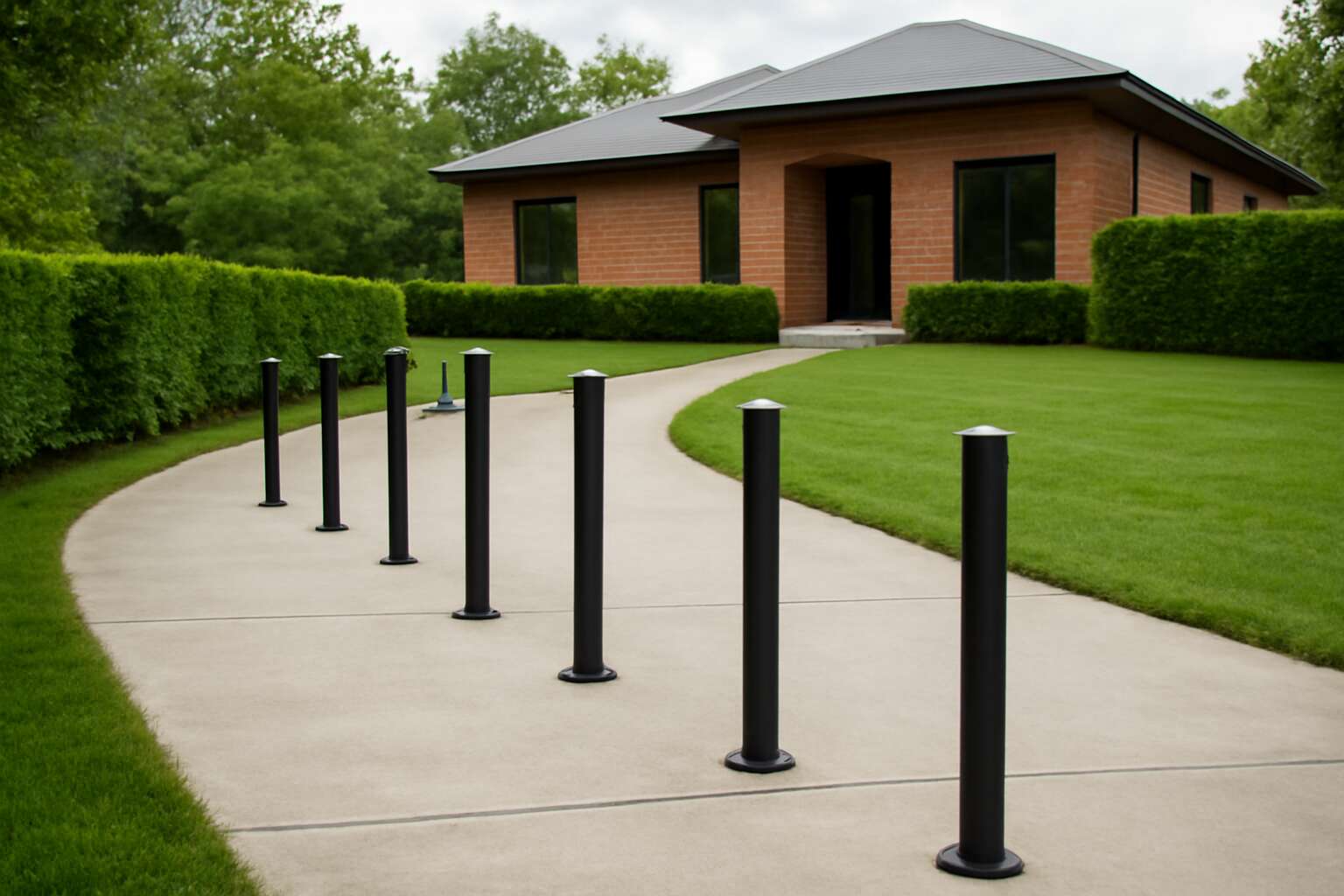 Boost curb appeal and security with bollards for home that last. - Bollards